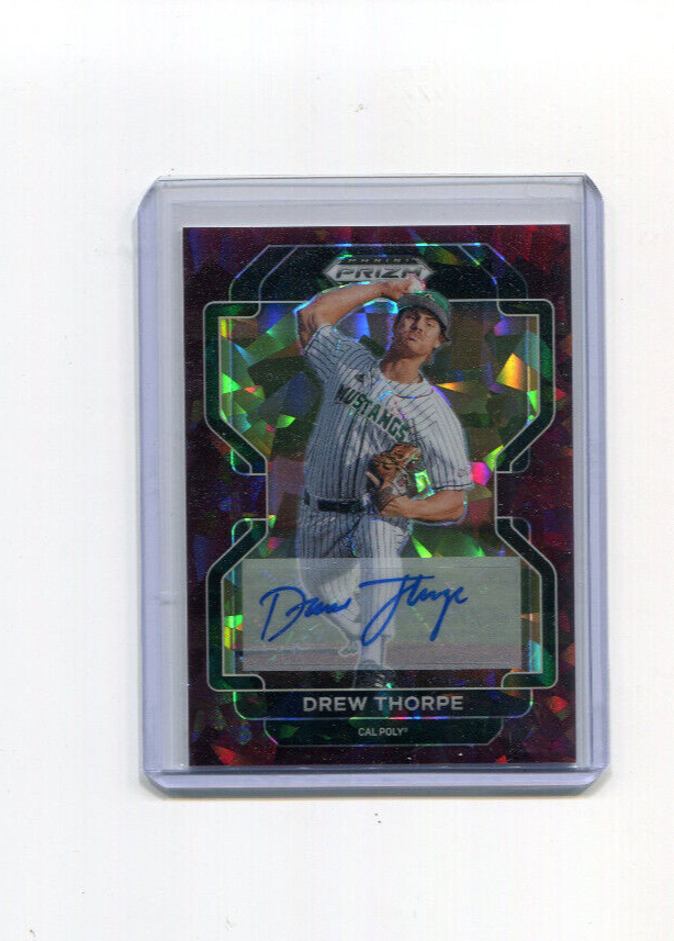 2022 Panini Prizm Draft Picks - Burgundy Cracked Ice Prizm Autographs # ...