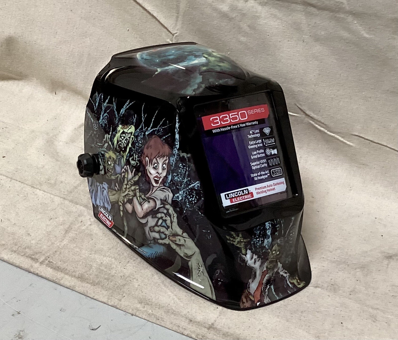 Lincoln Electric K4158-4 Welding Helmet Zombie Graphic Black/blue for ...