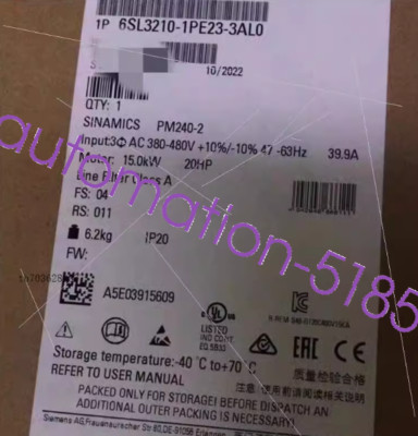 Siemens inverter 6SL3210-1PE23-3AL0 New fedex or DHL | eBay