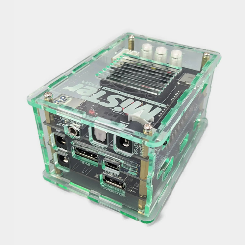 MiSTer FPGA Case For Digital IO Board and USB Hub Looking Glass Perspex ...