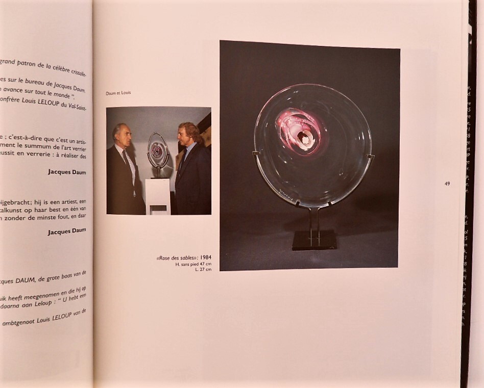 LOUIS LELOUP Maitre Verrier ,Livre "L.Leloup 50 ans d'art" Ed de 1997 ...