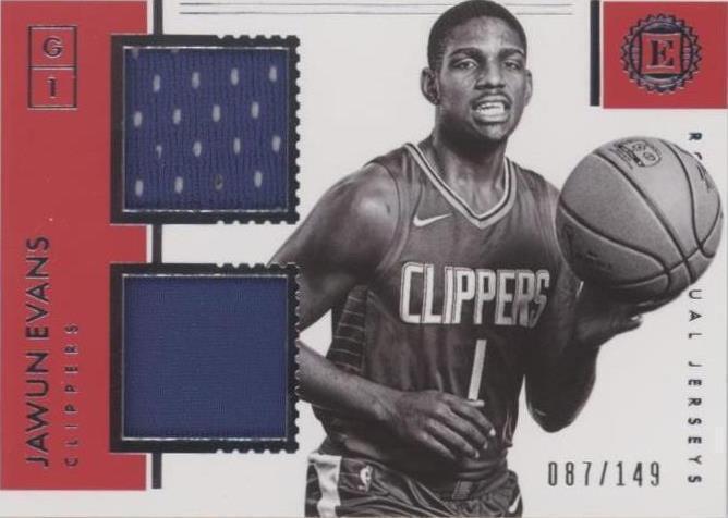 2017-18 Panini Encased - Dual Rookie Jerseys Jawun Evans #DR-JE /149 ...