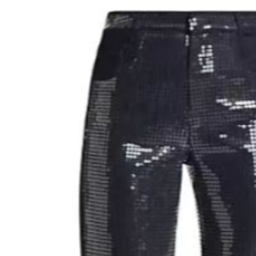 Women Cinq A Sept Sequins Straight Denim Cropped Pants | eBay