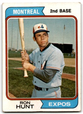 1974 Topps Ron Hunt Montreal Expos #275 | eBay