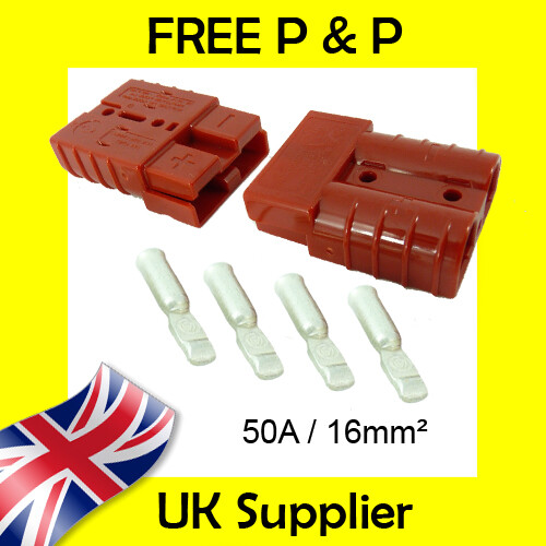 50 AMP Battery Connectors Terminal 16mm² Compatible with Durite ...