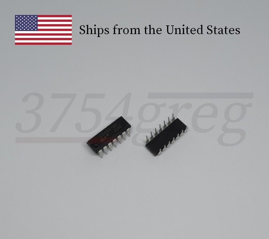 10pcs - CD4001 CD4001BD 4000-series Quad 2-Input NOR Gate - DIP-14 ...