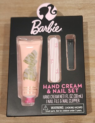 Barbie Hand Cream & Nail Set Brand New SEALED IOB TASTE beauty Cruelty ...