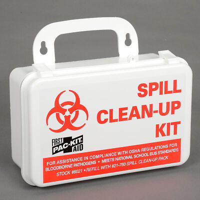 Pac-Kit 6021 Vehicle/Facility BBP Kits Spill Clean-up Kit | eBay