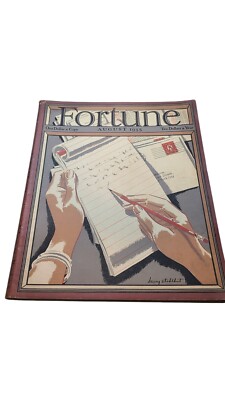 Fortune Magazine August 1935 Chrysler Sherwin Williams The Supreme ...