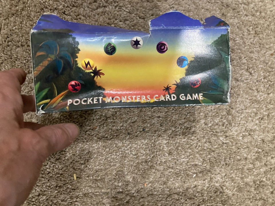 EMPTY Pokemon (Japanese) JUNGLE Set (No-Card-Pack) BOOSTER BOX Display ...