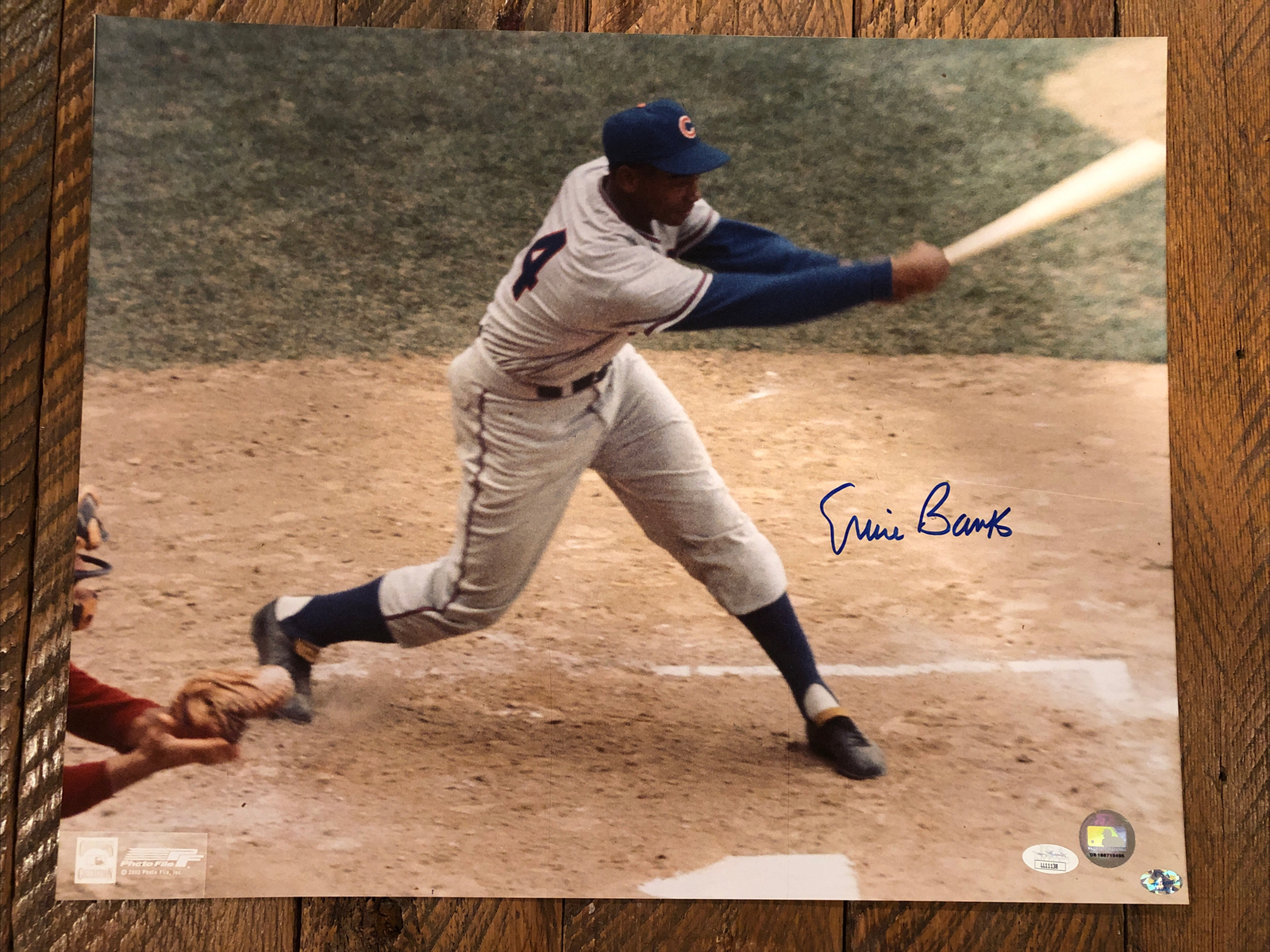 Ernie Banks Autographed Memorabilia | Signed Photo, Jersey ...