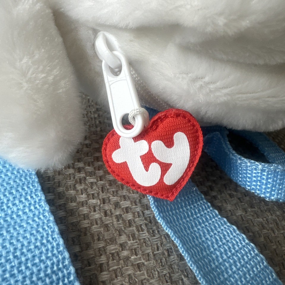 Ty Gear Icy White Seal Pup Bag BNWT Beanie Boo | eBay UK
