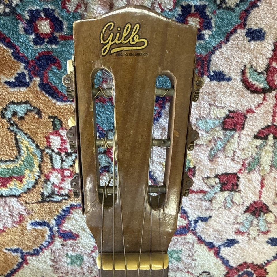 Vintage Gilb Acoustic Guitar Classic Hecho Mexico Very Cool Old ...