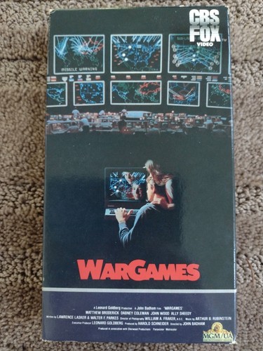 Wargames (VHS, 1983-1984) CBS/FOX Broderick Sheedy | eBay