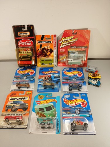 Lot Of 12 Hot Wheels,Matchbox, Johnny Lighting VW Beetle Bug,dune Buggy ...