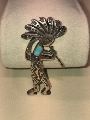 Authentic Ray Tracey Vintage 925 Silver Pendent Vintage Navajo Ray ...