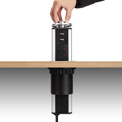 Pull Pop Up Power Sockets for Kitchen Worktops Electrical Plug Socket ...
