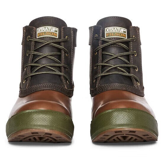 Filson x Xtratuf 6" Legacy Lace Boots 20210281 Brown Olive Green Duck ...