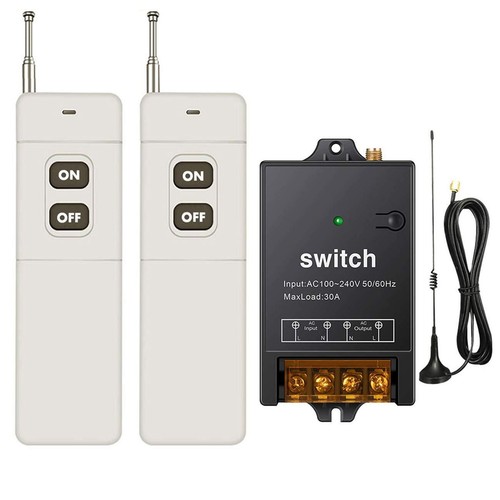 1.5KM Long Range 2CH Remote Control Switch System Wireless Transmitter Receiver | eBay