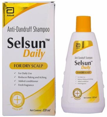 Selsun Daily Anti-Dandruff Shampoo for Dry Scalp 120 ml | eBay