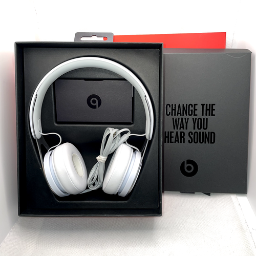 Beats EP Wired On-Ear Headphones with Built-in Mic and Controls - White ...