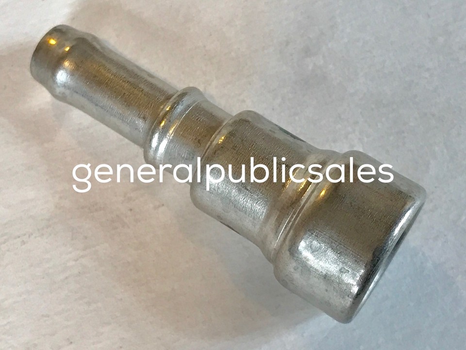 3/8" STAINLESS STEEL HEAVY DUTY PUSH LOCK FUEL LINE HOSE CONNECTOR ...