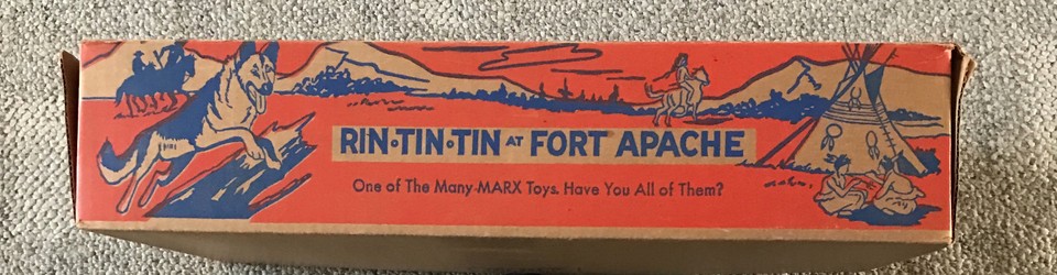 MARX RIN TIN TIN FORT APACHE PLAYSET BOX ONLY 3657 C. 1950'S | eBay