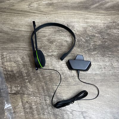 Microsoft Xbox One 1564 Wired Mono Chat Headset Black with Mic For ...