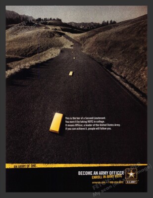 2004 U.S. Army ROTC Recruitment Road Print Advertisement | eBay