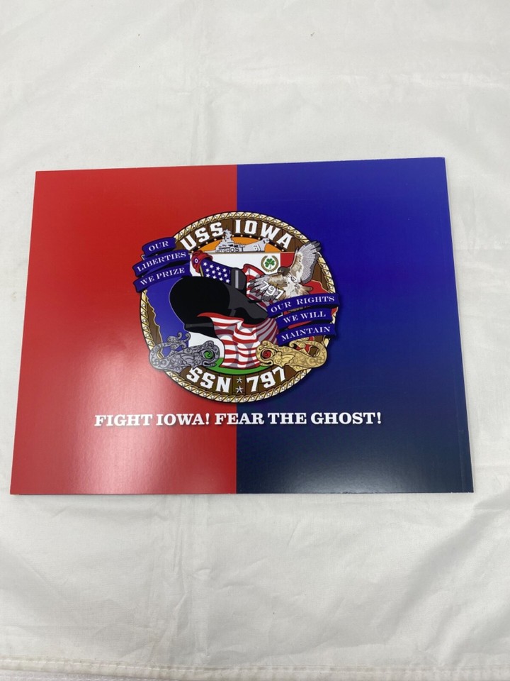USS IOWA SSN 797 Commissioning Ceremony Program | eBay