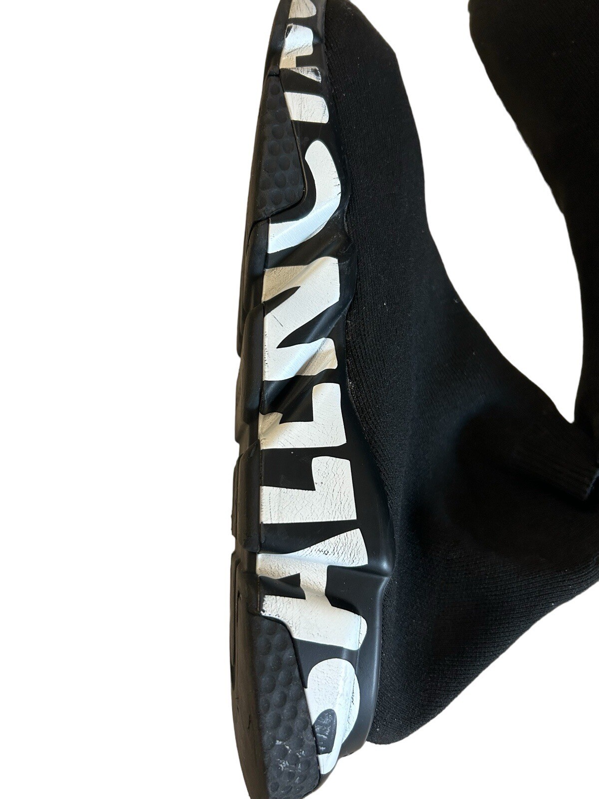 Balenciaga Speed Graffiti Sneakers Technical Knit Tra… - Gem