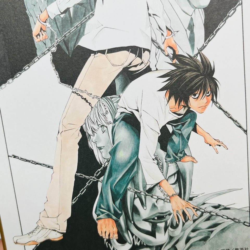 Light Yagami & Kira Task Force Death Note Exhibit Shikishi Art Print ...