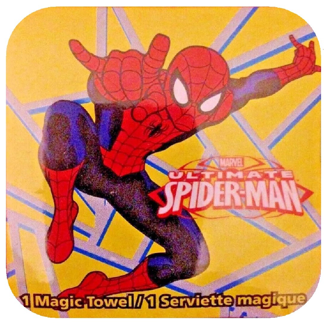 Marvel Ultimate Spider-Man Spidey 11" X 11" Magic Towel Disney ...