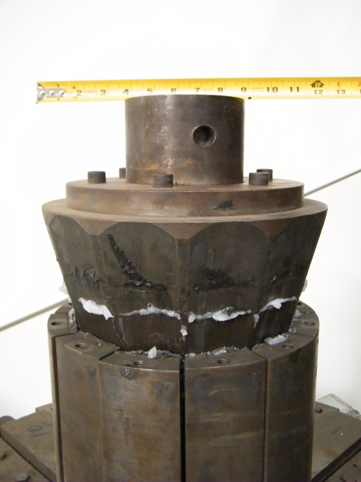 Grotnes Pneumatic Mechanical Tube End Expander 10 hp 12 segment w/ dies ...