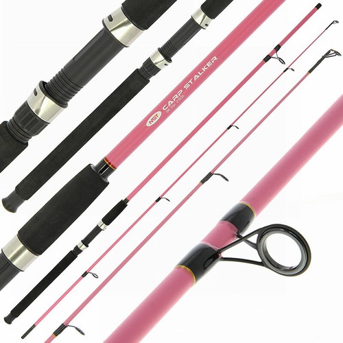 1 x CARP STALKER Pink 8FT 2PC 2.4M Carp Short Rod Girls Fishing Women ...