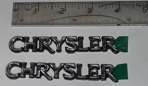 Chrysler Badge Emblem Metal OEM NOS some pitting | eBay