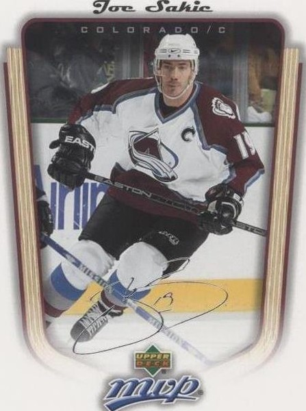 2005-06 Upper Deck MVP - Checklist #438 Joe Sakic for sale online | eBay