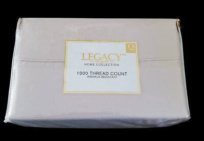 Legacy Home Collection Queen Sheet Set 1000 Thread Count Pebble Grey ...