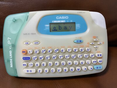Casio Name Land KL-P7 Tepla Name Sticker Collectibles Japan Hobby | eBay