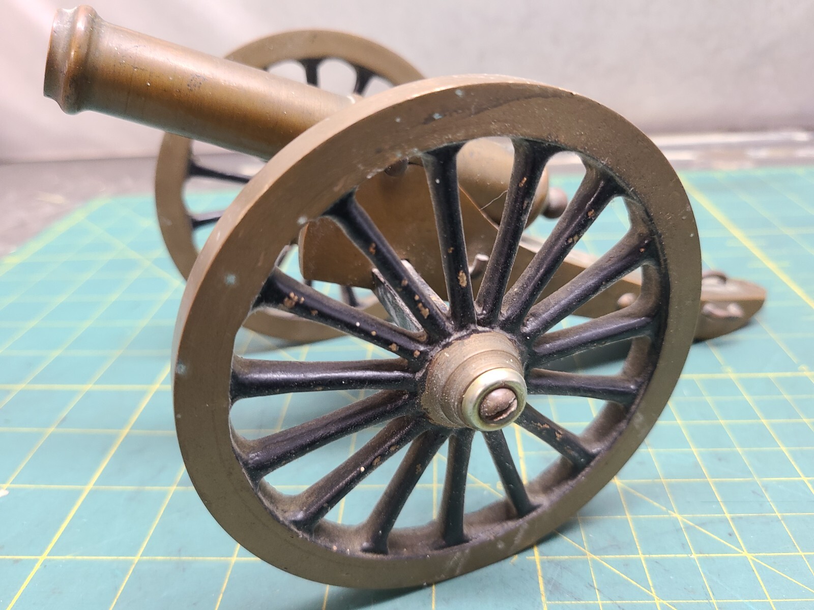 Antique Signal Cannon Bronze Brass Steel Muzzleloader Black Powder ...