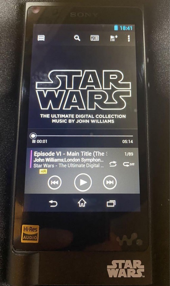 Walkman NW-ZX2 STAR WARS model Episode sound source recording Good Condition | eBay