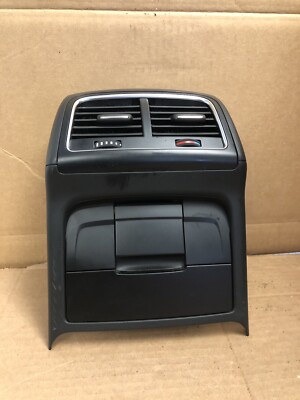 2010 Audi A5 Rear Center Console Ashtray 12V Socket Cover Trim Black ...