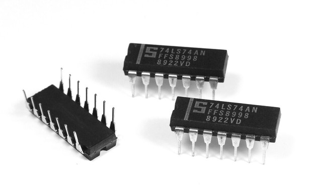 74LS74AN Signetics TTL Dual Flip-flop IC 74ls74 7474 - NOS for sale ...