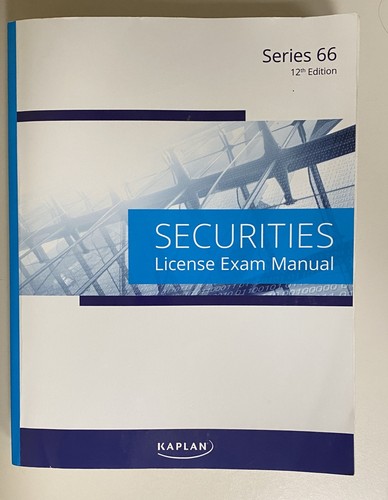 Series 66 Securities Exam Manual & Class Notes 12th edition | eBay