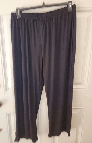 ANTTHONY ORIGINAL HSN 2pc Black Sequin Ruffle Top Pull On Pant Set Sz ...