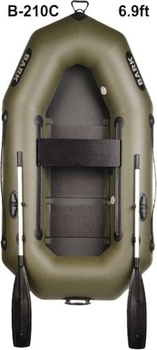 Inflatable Boat BARK Dinghy 6.2-9.2ft Fishing Boat PVC Floor | Slatted ...