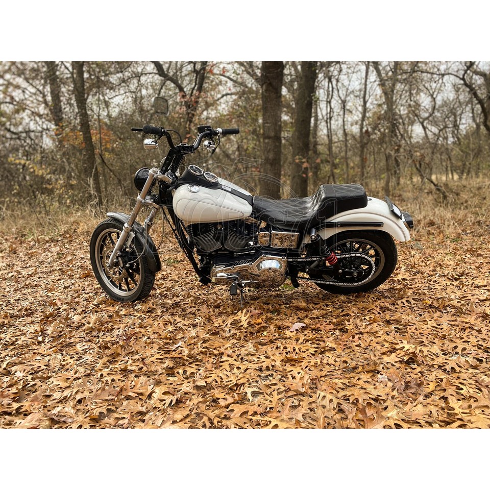 4"~14" Pullback Risers 1" Handlebar Clamp For Harley Dyna Street Bob ...