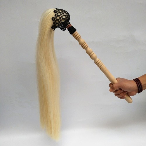Chinese Wudang Taoist Tai Chi Horsetail Whisk Kung Fu Buddhist Fuchen ...