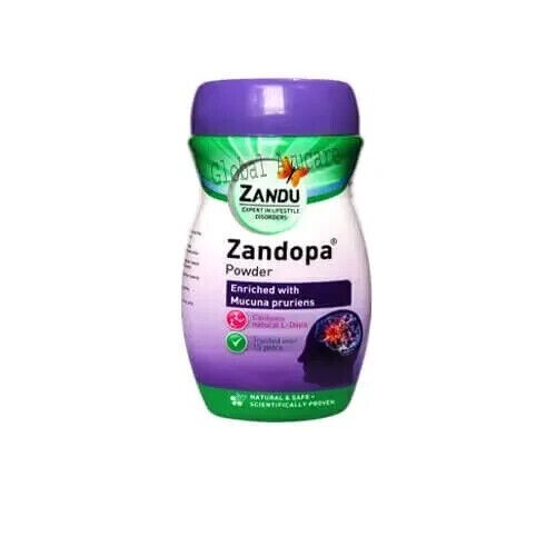Zandu Zandopa HERBAL Ayurvedic Powder 200gm Mucuna Pruriens Parkinson ...