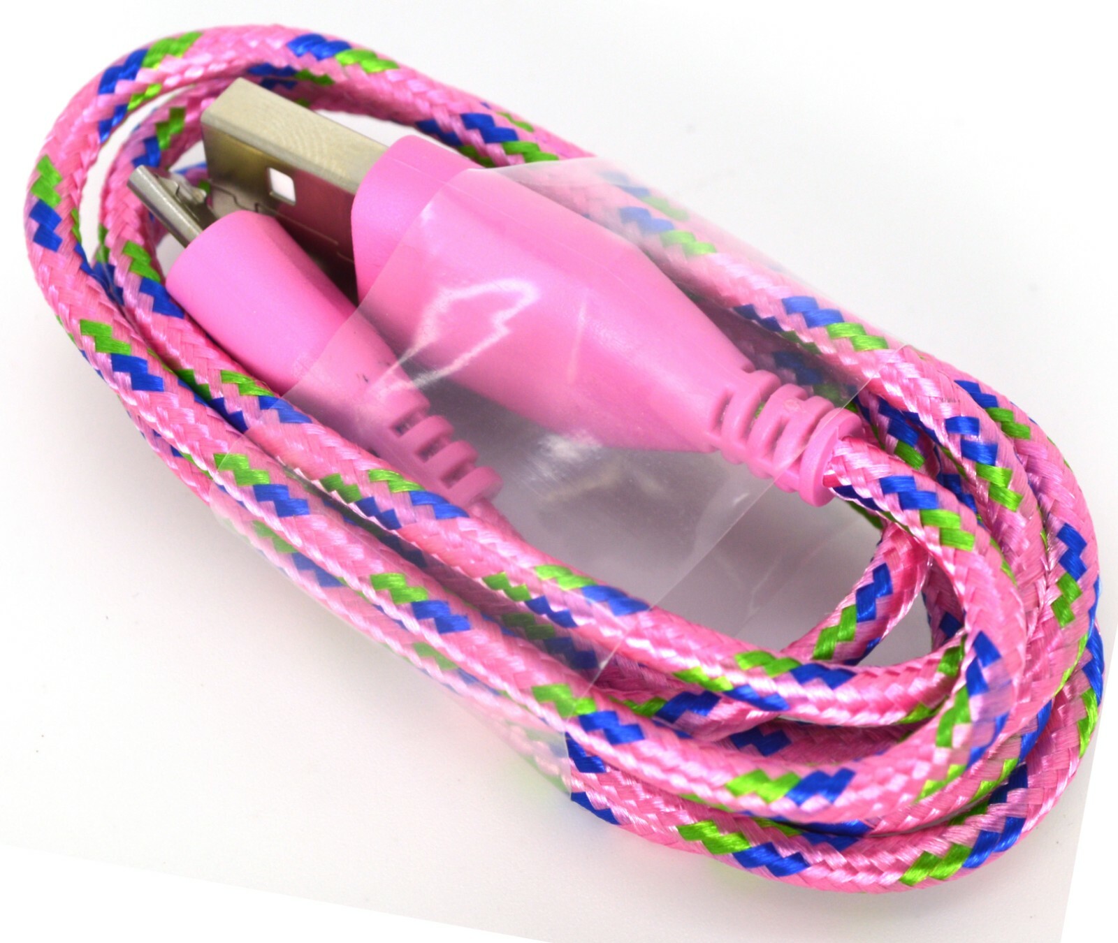 LOT Braided Micro usb data sync cable cord 3,5,10 FT for Android Cell ...